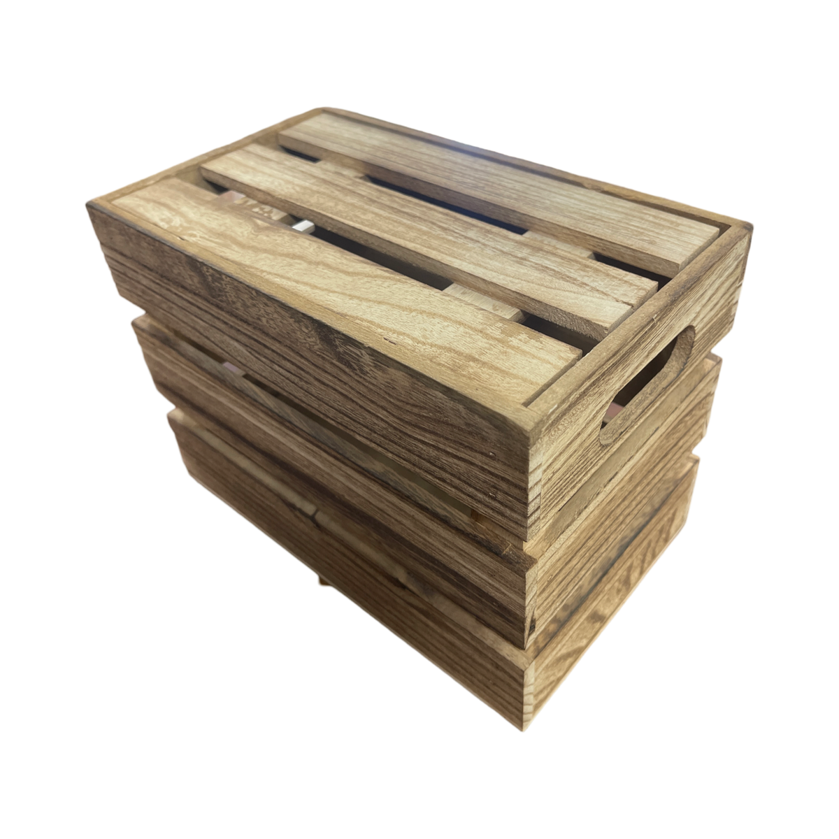 Wooden Crate With Lid – Fountain Alley BodyCare