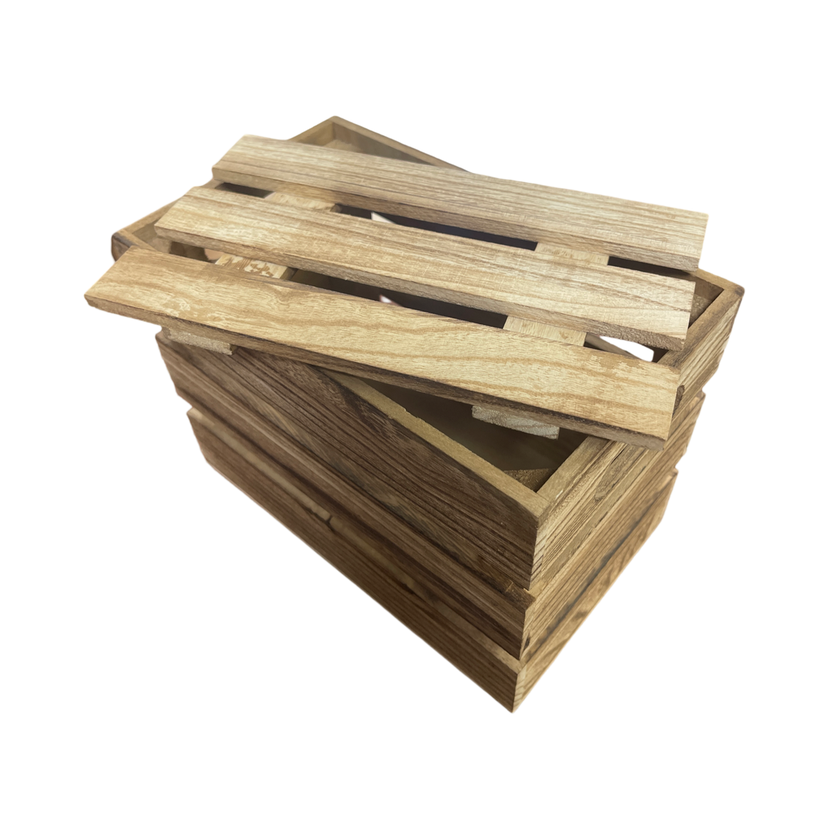 Wooden Crate With Lid – Fountain Alley BodyCare