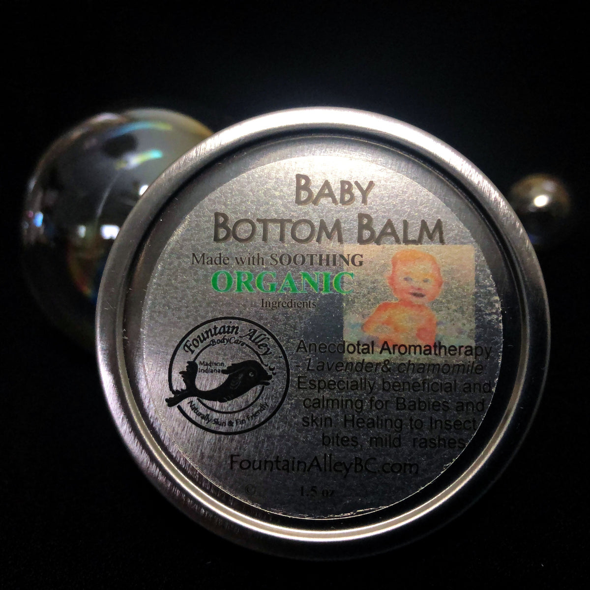 Organic Baby Bottom Balm – Fountain Alley BodyCare